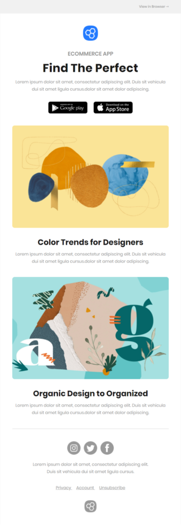Kicker Email Template 1