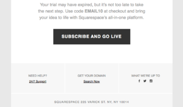 Squarespace Emails - Maool - Email Design Inspiration