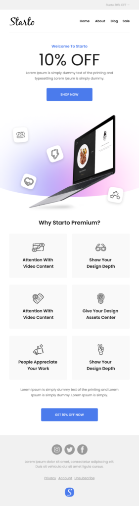 Starto Email Template 10
