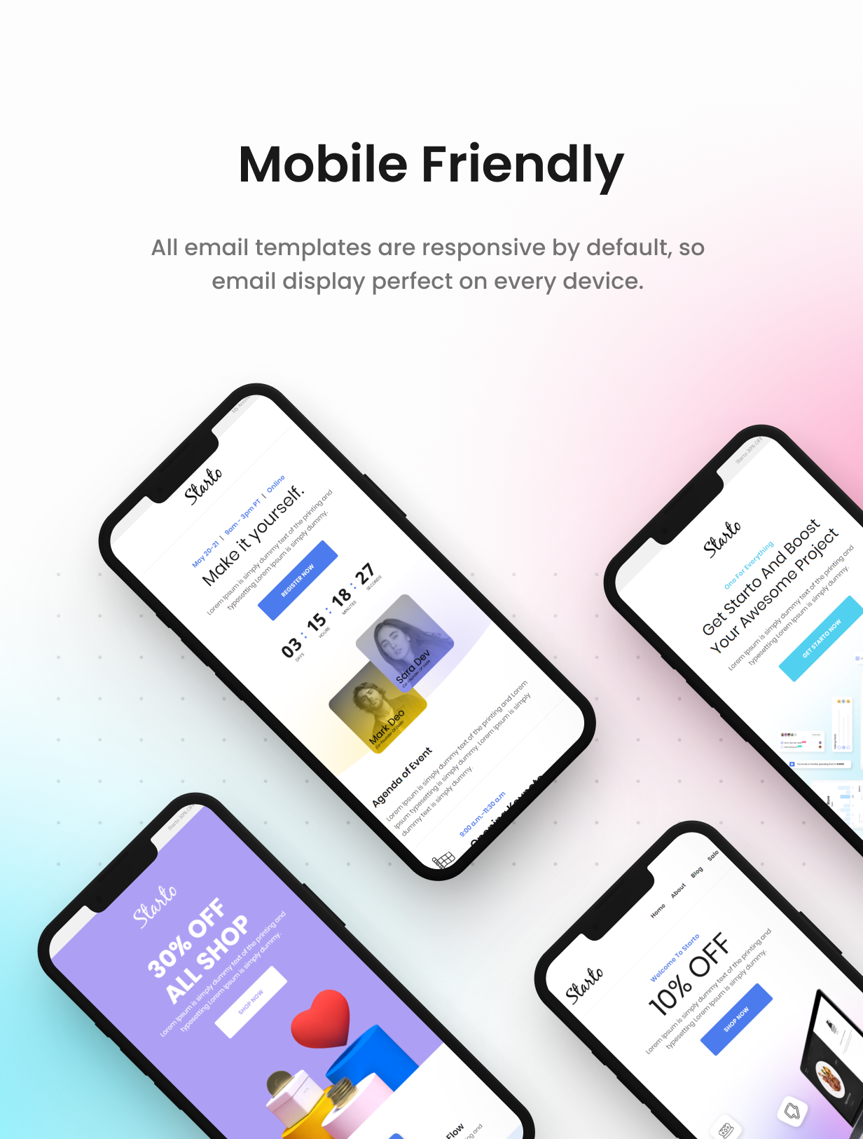 Starto Marketing Email Template Themesman