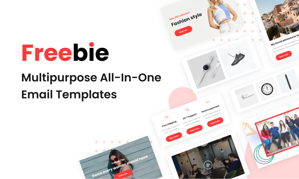 Freebie - Multipurpose HTML Email Templates